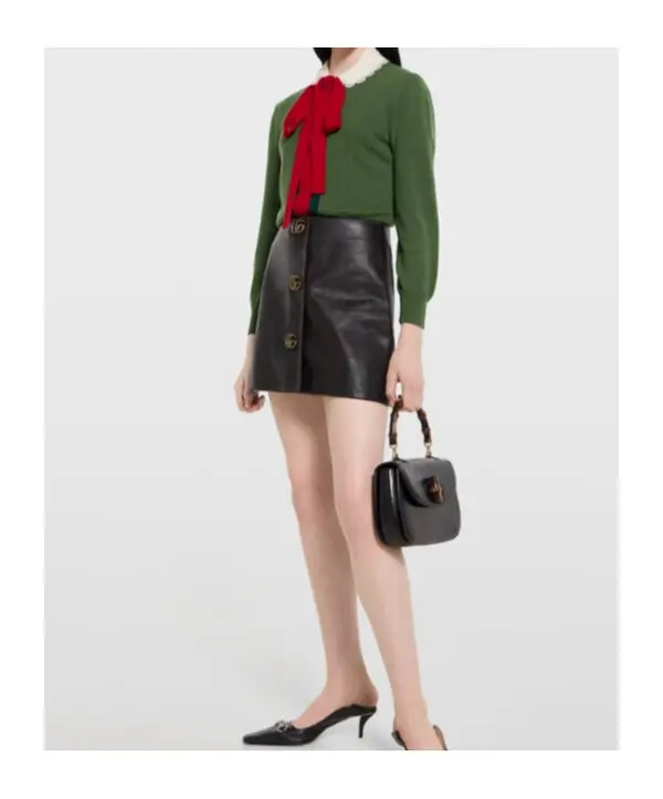 Gucci Knit Wool Cashmere Cardigan With Web Detail