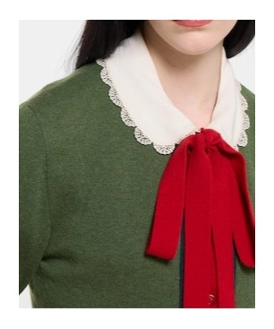 Gucci Knit Wool Cashmere Cardigan With Web Detail