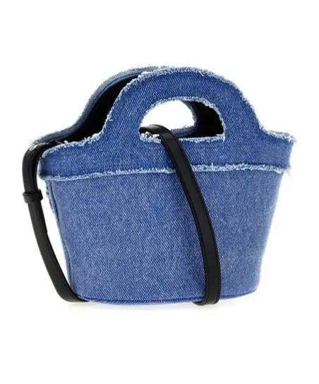 Marni Tropicalia Micro Tote Bag - Indigo