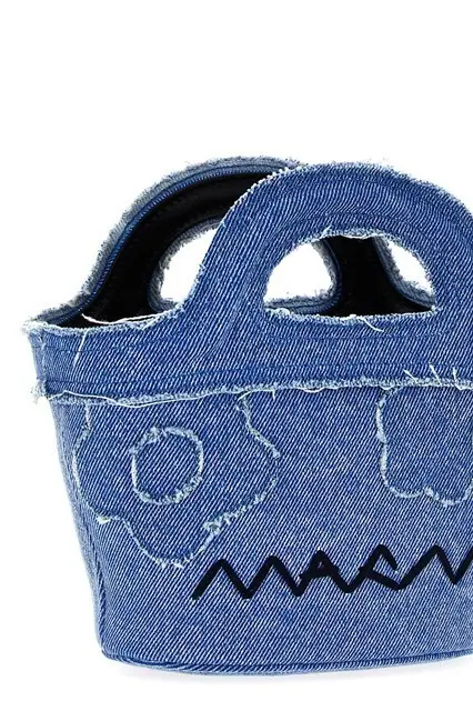 Marni Tropicalia Micro Tote Bag - Indigo