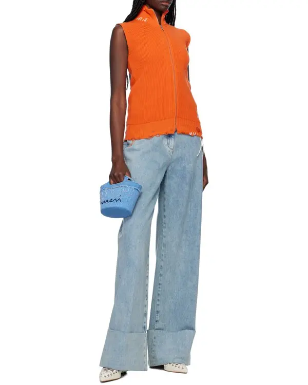 Marni Tropicalia Micro Tote Bag - Indigo