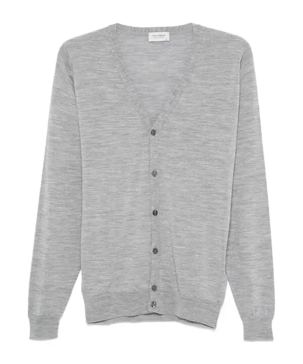 John Smedley Petworth Cardigan - Gray
