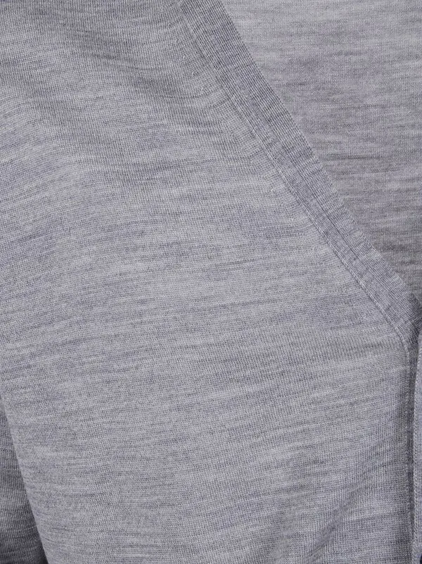 John Smedley Petworth V-neck Cardigan - Gray
