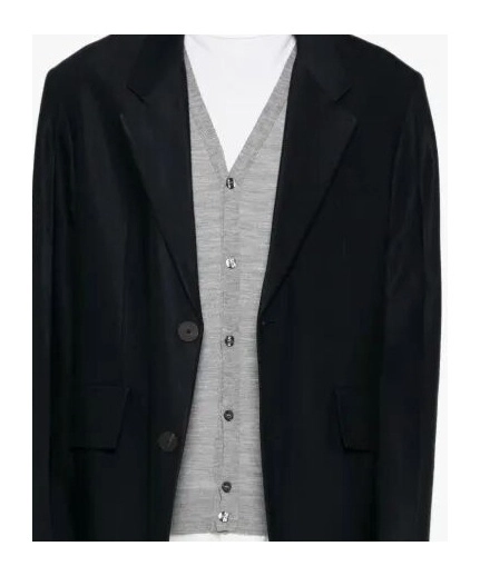 John Smedley Petworth V-neck Cardigan - Gray