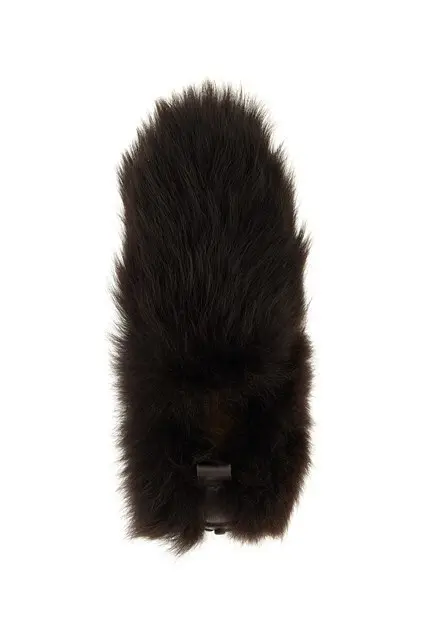 TOD'S Fur Gommino Loafers - Black