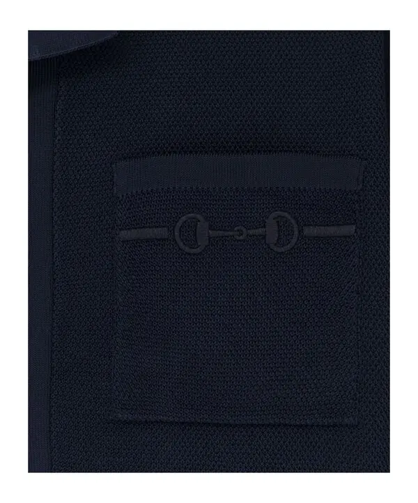 Gucci Horsebit Embroidered Short-sleeved Shirt