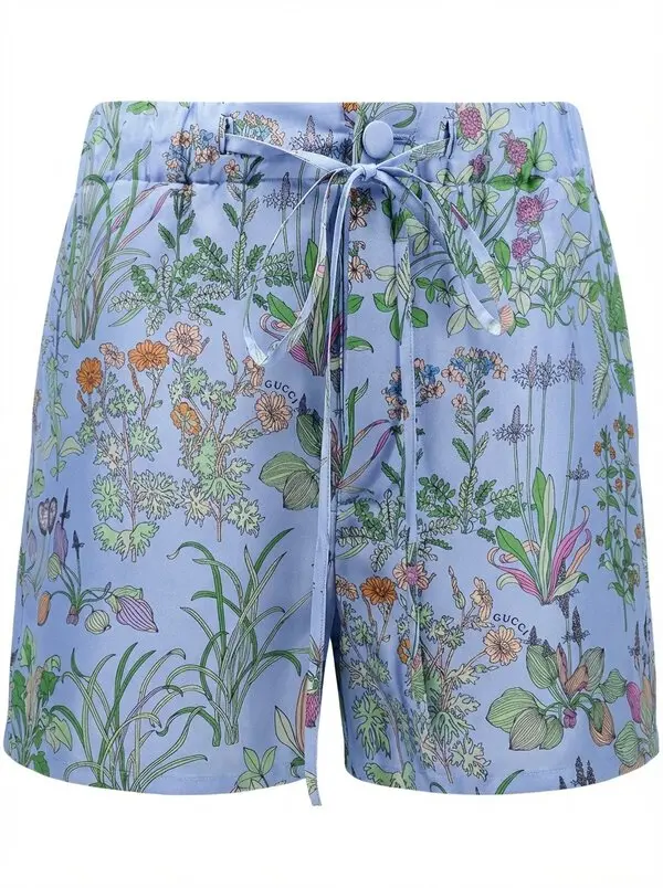 Gucci Printed Twill Shorts