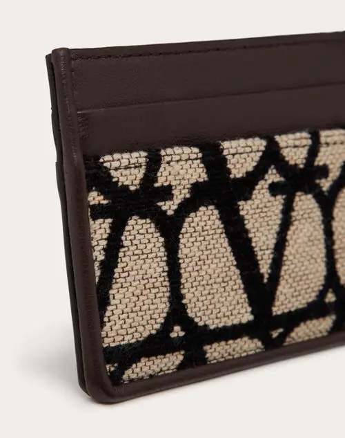 Valentino Garavani Toile Iconographe Card Case