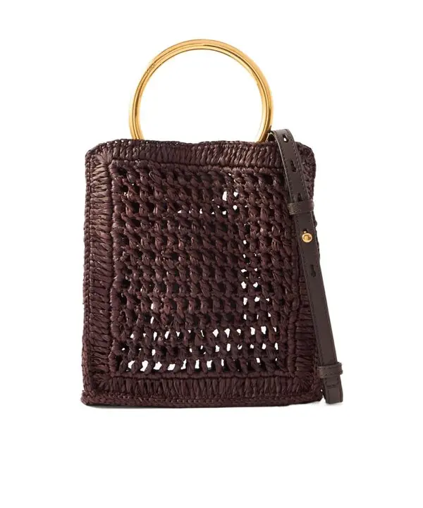 Chloé Summer Banana Mini Handbag - Dark Brown