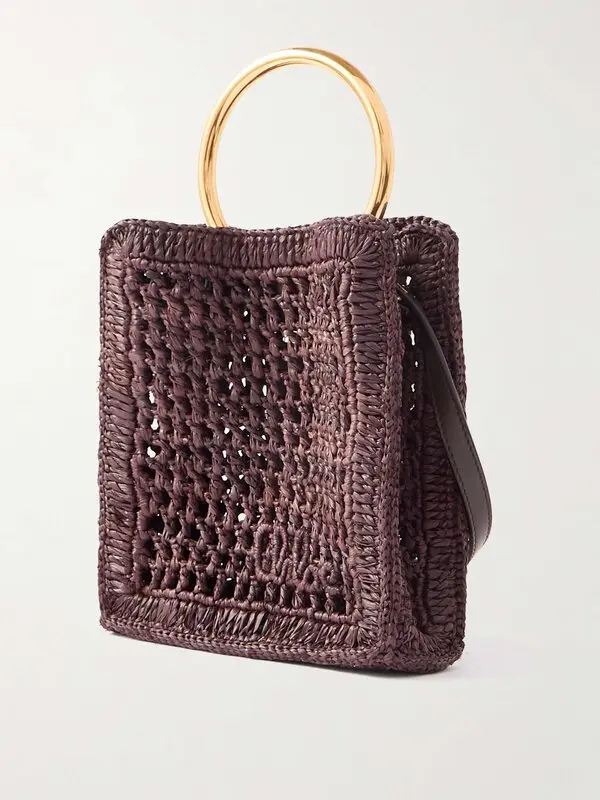 Chloé Summer Banana Mini Handbag - Dark Brown