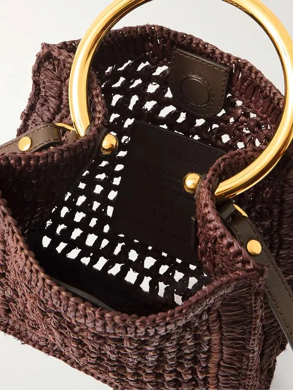 Chloé Summer Banana Mini Handbag - Dark Brown