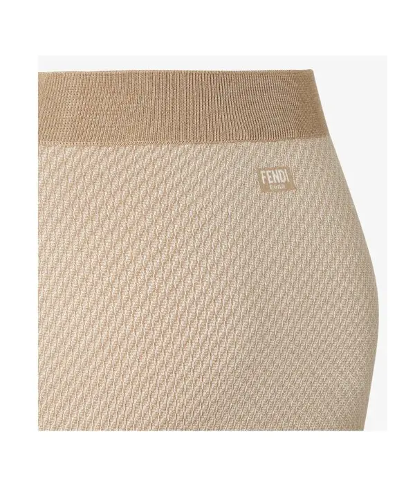 Fendi Textured Midi Skirt