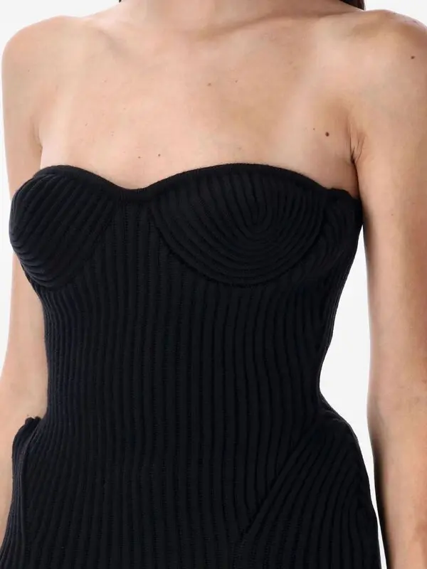 JEAN PAUL GAULTIER Sleeveless Knitted Tank Top