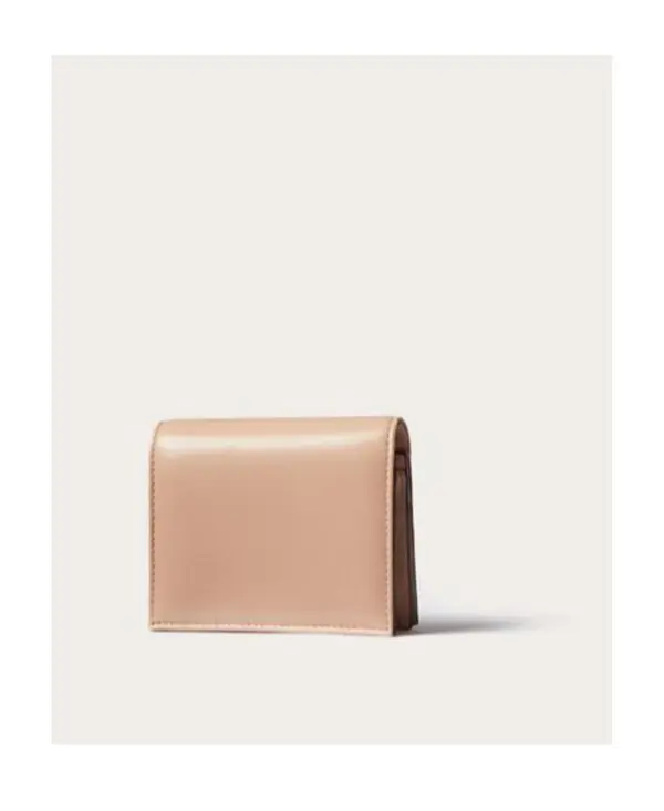 Valentino Garavani Roman Stud Foldover Top Wallet
