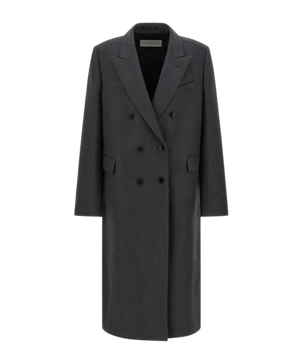 Dries Van Noten Long Sleeve Double-breasted Coat
