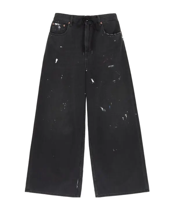 MAISON MARGIELA Wide Leg Jeans - Black