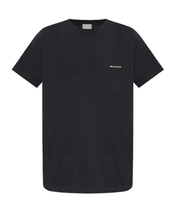 Isabel Marant Étoile Zafferh Logo T-shirt - Black