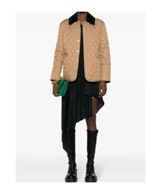 Burberry Long Sleeved Quilted Jacket
