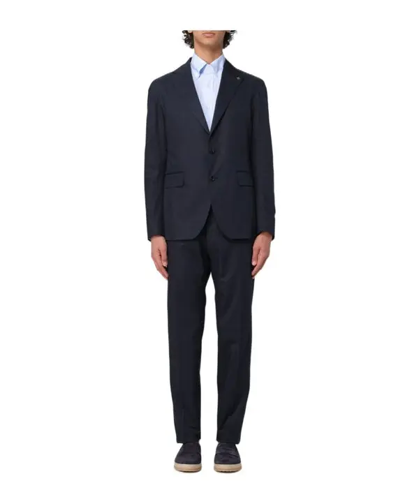 Tagliatore Long-sleeved Suit - Black