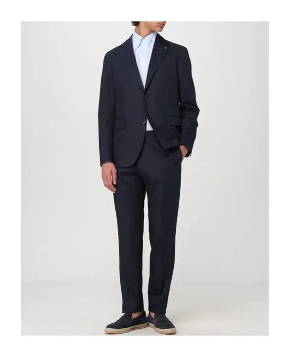 Tagliatore Long-sleeved Suit - Black