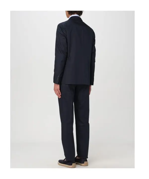 Tagliatore Long-sleeved Suit - Black