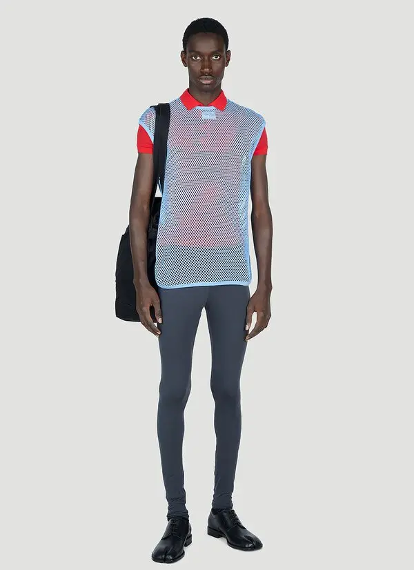 Raf Simons Stocking Short Sleeved Polo Top