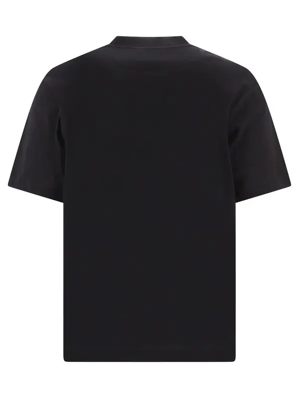 Prada Logo Patch Pocket T-shirt - Black