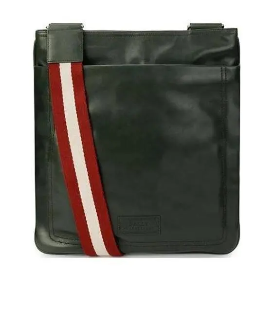 Bally Logo Shoulder Bag - Green