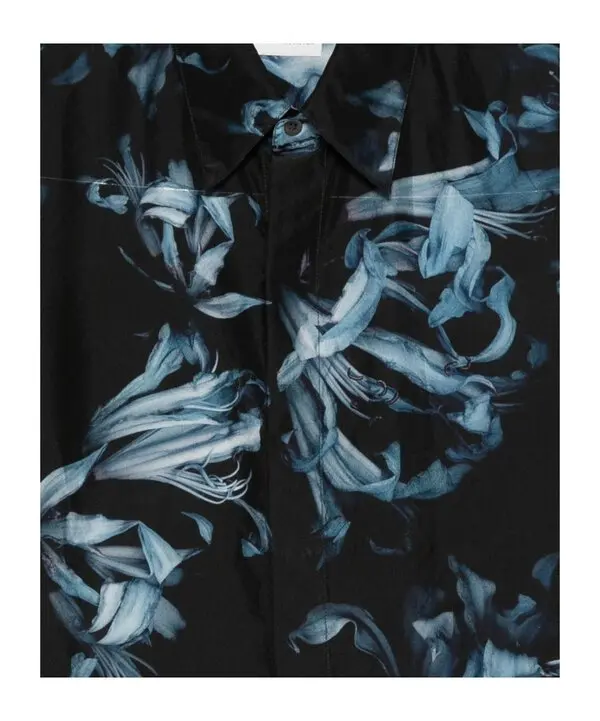 Dries Van Noten Floral Printed Buttoned Shirt