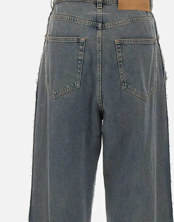 MAISON MARGIELA Wide-leg Paneled Jeans