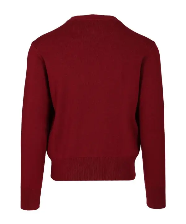 AMI Paris De Coeur Embroidered Crewneck Jumper