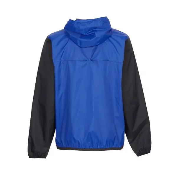 Play Comme Des Garcon X K-way Colour-block Hooded Anorak - Blue