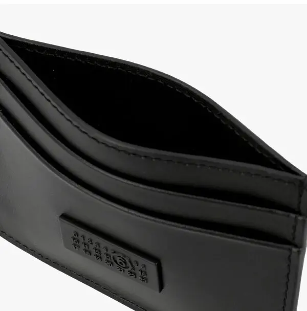 MAISON MARGIELA Logo Patch Open Top Cardholder