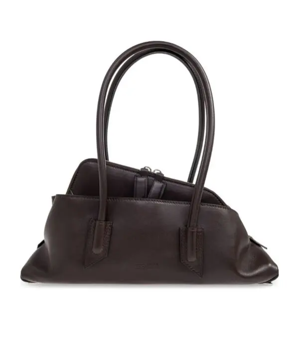 Attico La Passeggiata Small Top Handle Tote Bag - Black