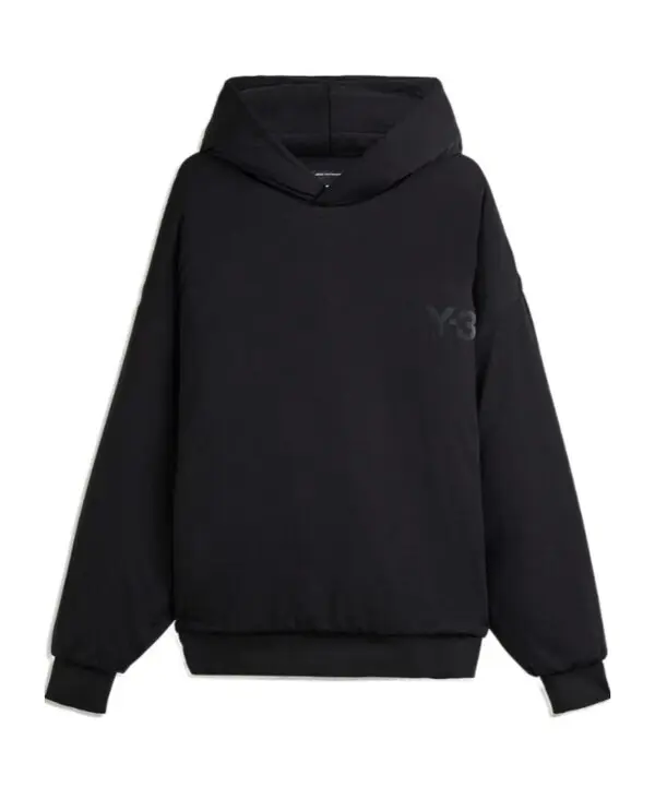 Y3 Padded Hoodie - Black