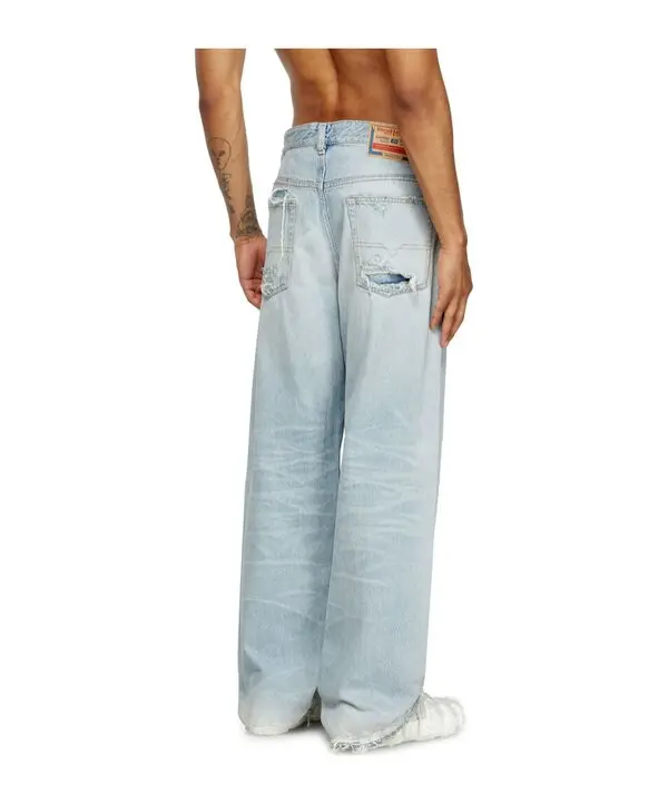DIESEL® 2001 D-macro Relaxed Jeans - Light Blue