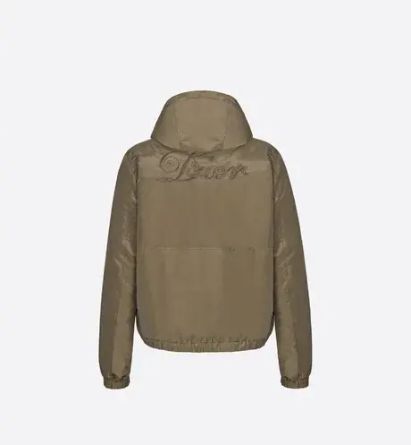 Dior Embroidered Logo Hooded Jacket