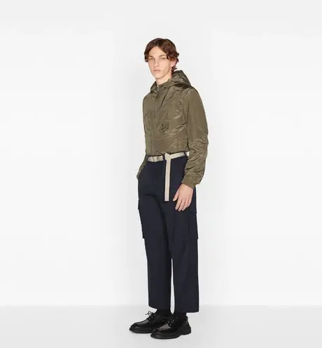 Dior Embroidered Logo Hooded Jacket