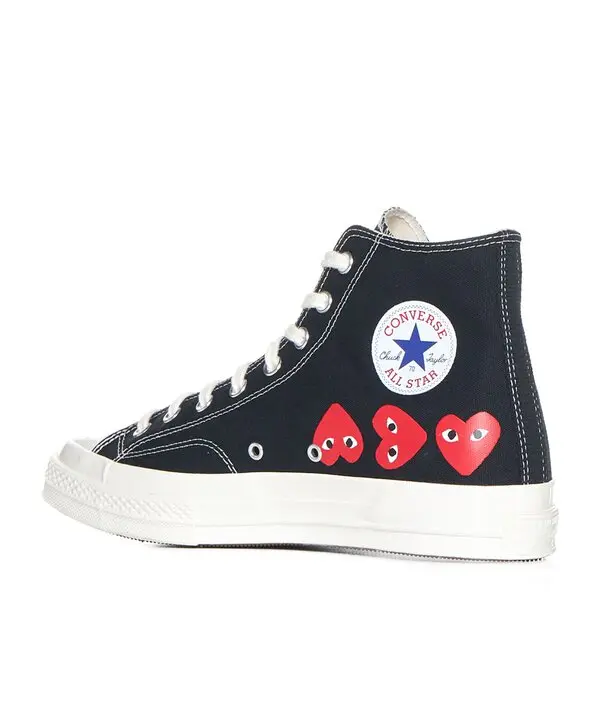 Comme Des Garçons X Converse High Top Sneakers