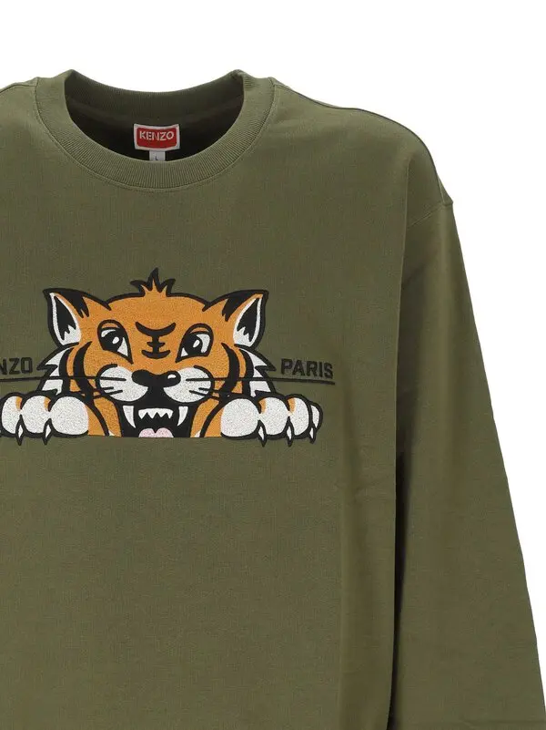 Kenzo Happy Tiger Crewneck Sweatshirt