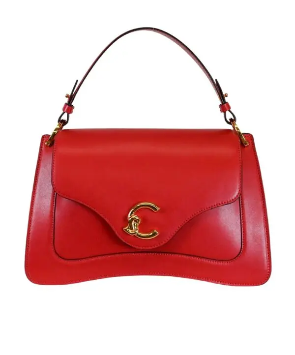 COCCINELLE C-me Foldover Top Medium Tote Bag