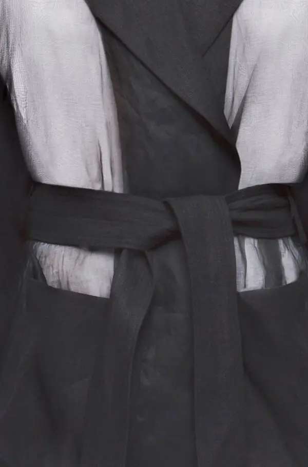 Loewe Organdy Oversize Belted Coat