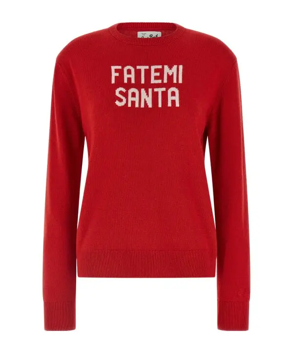 MC2 SAINT BARTH Fatemi Santa Crewneck Jumper