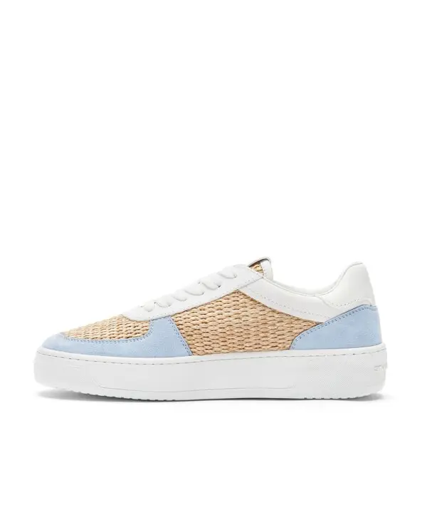 STUART WEITZMAN Courtside Logo Sneakers - White