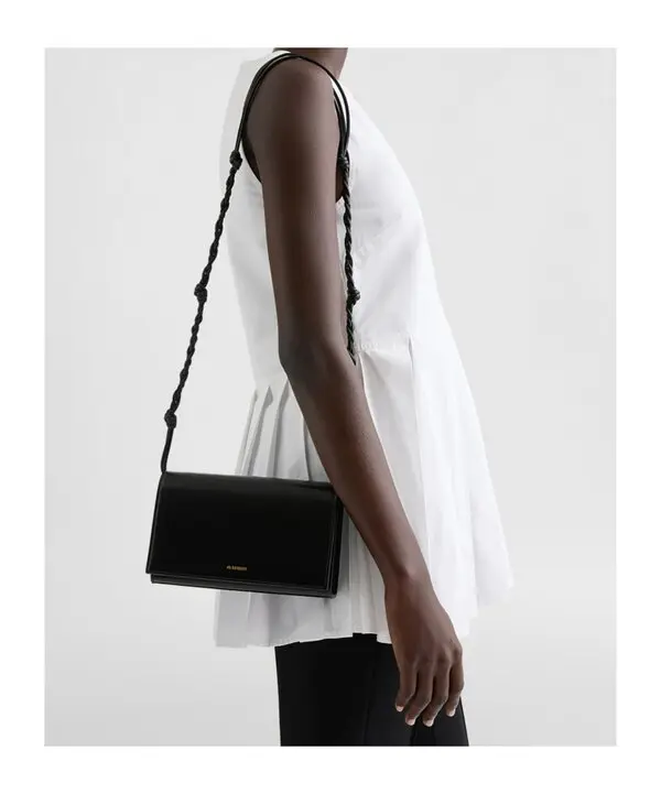 JIL SANDER Strap Tangle Wallet - Black