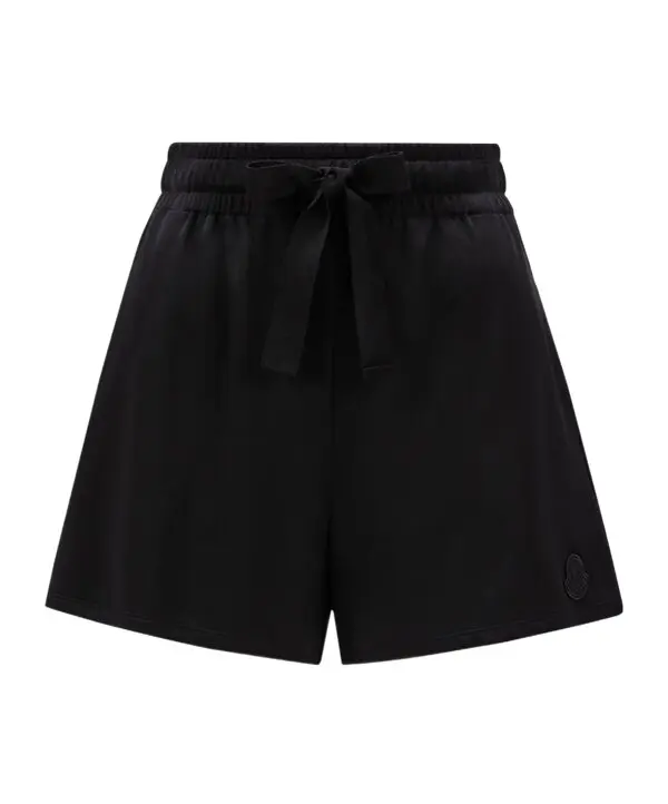 Moncler Logo Patch Drawstring Shorts