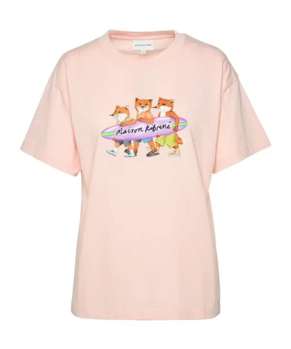 Maison Kitsuné Short Sleeve Crewneck T-shirt
