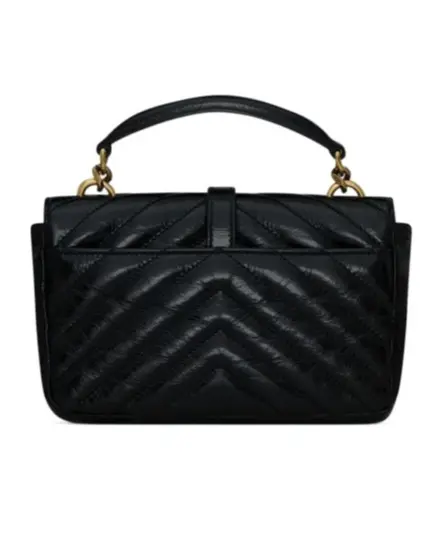 Saint Laurent College Mini Chain Bag - Black