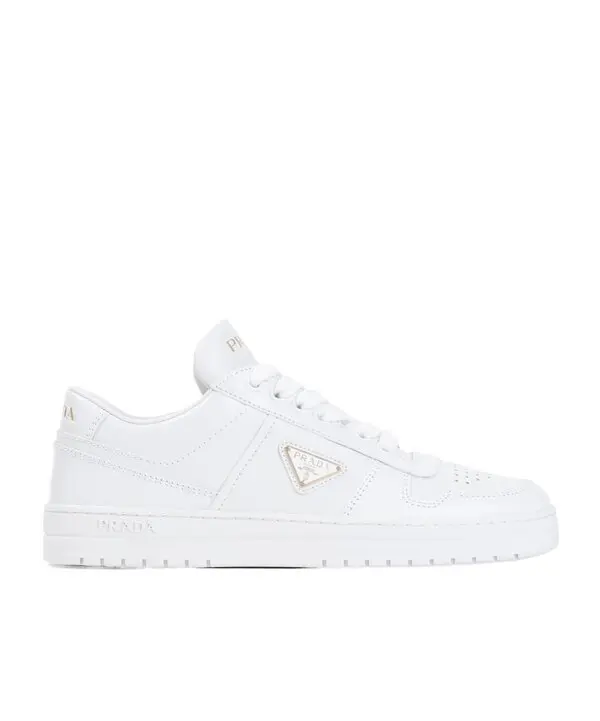 Prada Downtown Lace-up Sneakers - White