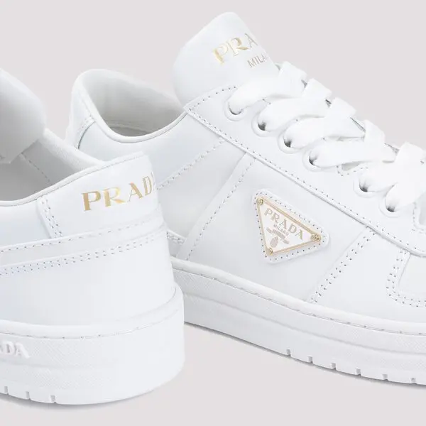 Prada Downtown Lace-up Sneakers - White